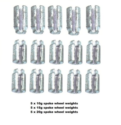 Spoke Wheel Weights Mixed Pack 10g-15g-20g Motorbike, Motorcycle | eBay ...