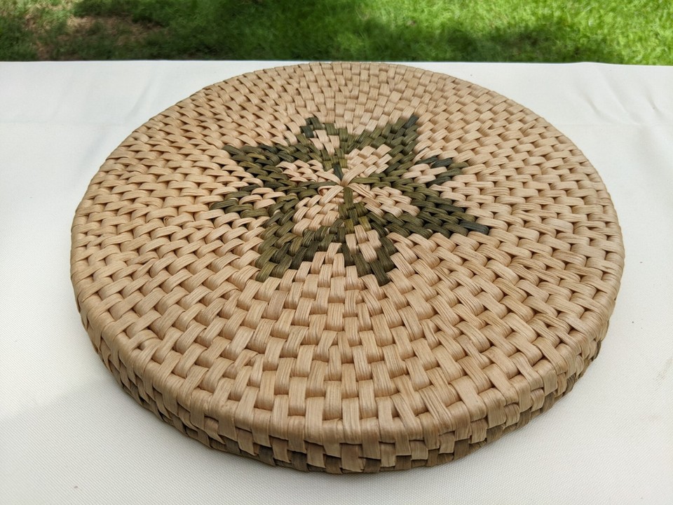10.5" Fanner Basket in Gullah Sweetgrass Tradition | eBay