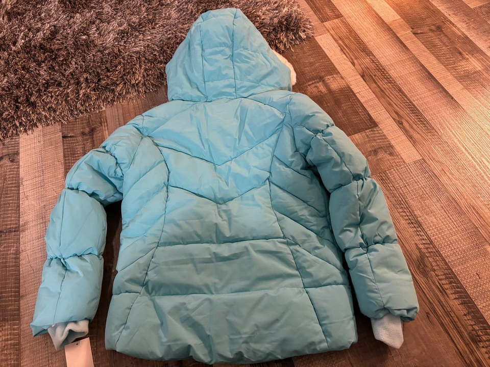 NEW Girls ZeroXposur Winter Puffer Jacket Water Resistant, Hood Aqua ...