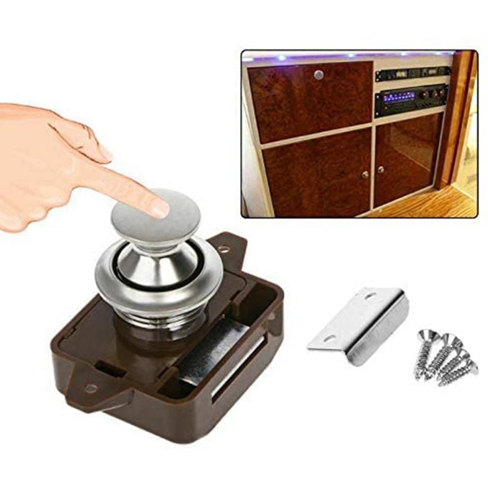 Catch Lock RV Shaking Boat Yacht Locks Push Button Caravan Catch ...