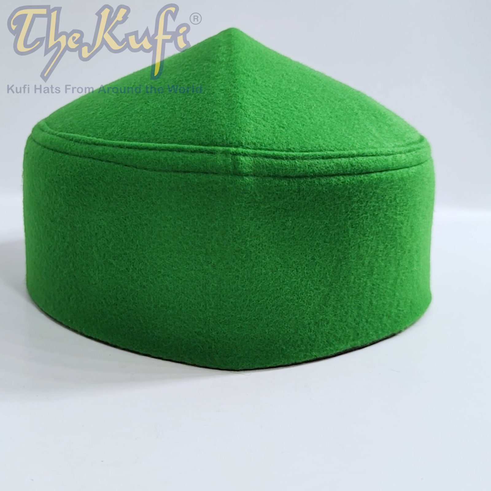 Muslim Prayer Kufi Hat - Soft Green Moroccan Fez-style Islami Kufi Hat ...