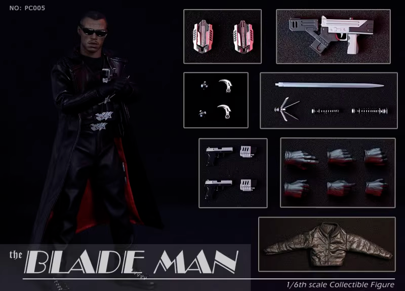 IN STOCK New PC005 1/6 Blade Man Warrior Daywalker 12" Action Figure | eBay