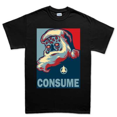 Santa obey They Live Christmas Xmas New Gift Mens T shirt Tee Top T ...