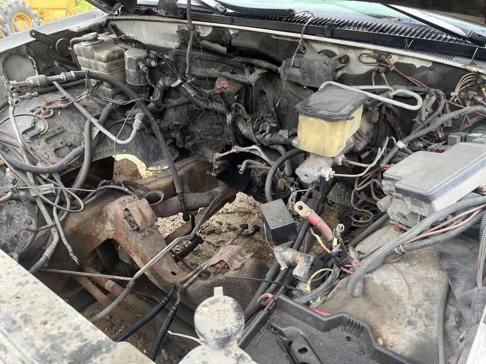 1997 GMC 3500 HD 6.5L Turbo Diesel Dually w/ Reading Utility Body Parts ...