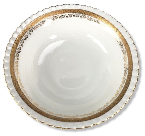 IPF Germany Ilmenauer Porzellanfabrik Porcelain Serving Bowl 24k Gold ...