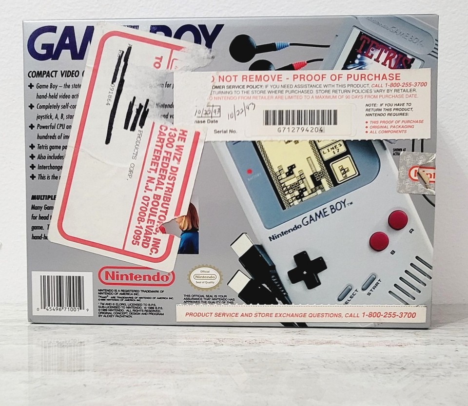GAME BOY NINTENDO VIDEO GAME COMPLETE SYSTEM IN BOX | eBay