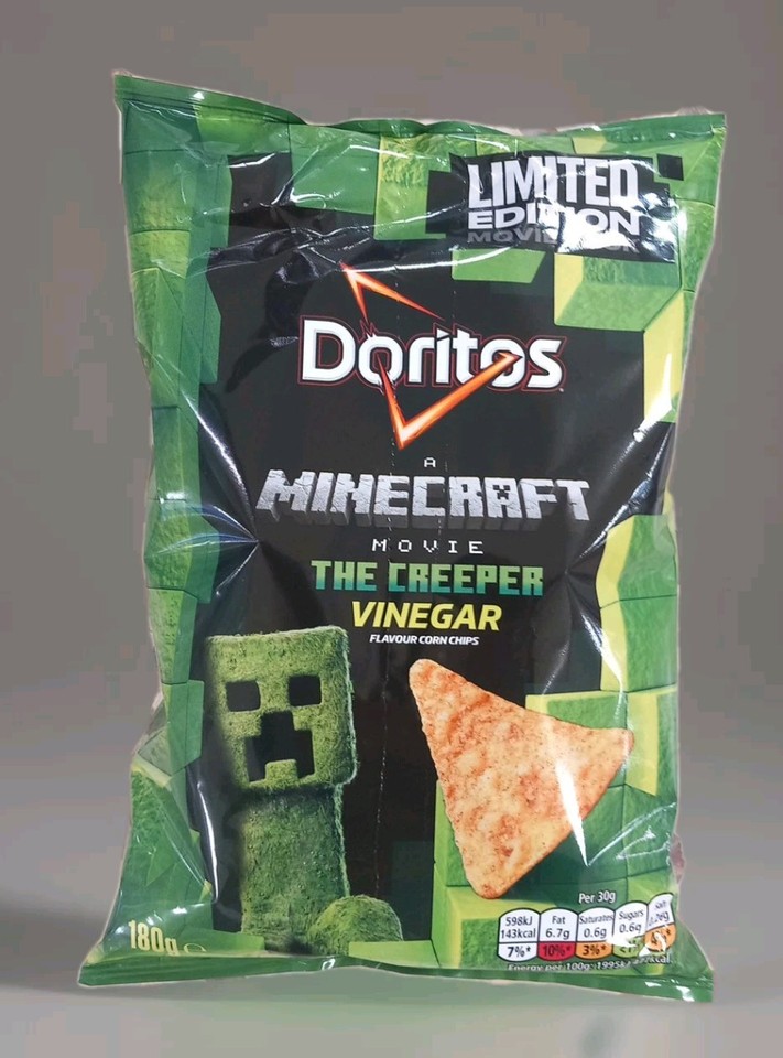 Doritos Creeper Vinegar Limited Edition Minecraft Movie Pack 180g Best ...