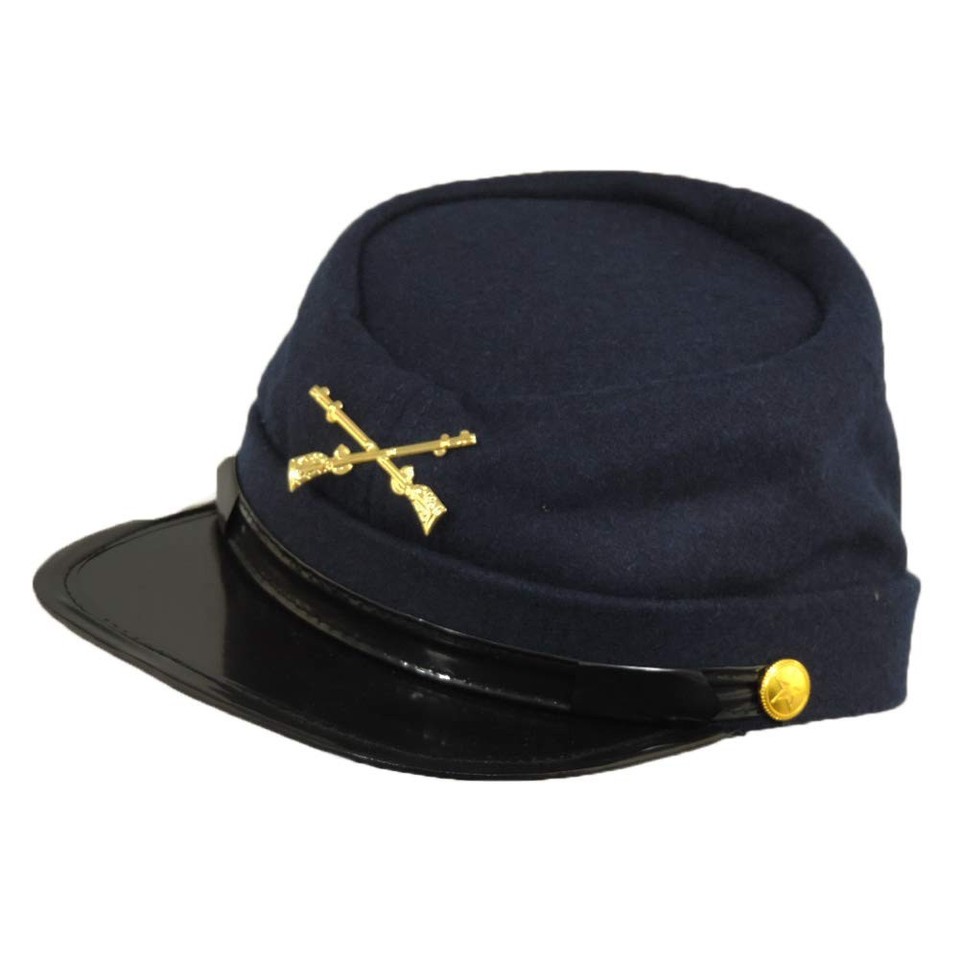 100% Wool Civil War Union Kepi Replica Hat S/M 791082454170 | eBay UK