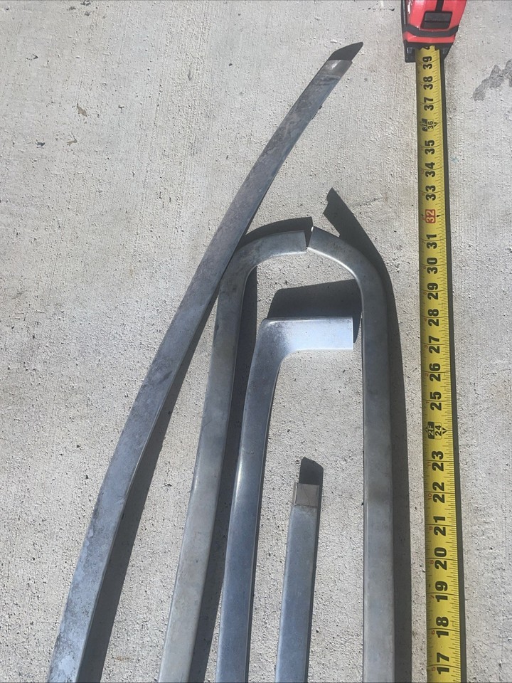 80-97 FORD OBS F150 BRONCO F250 F350 WINDSHIELD CHROME TRIM Set 5 Pcs ...