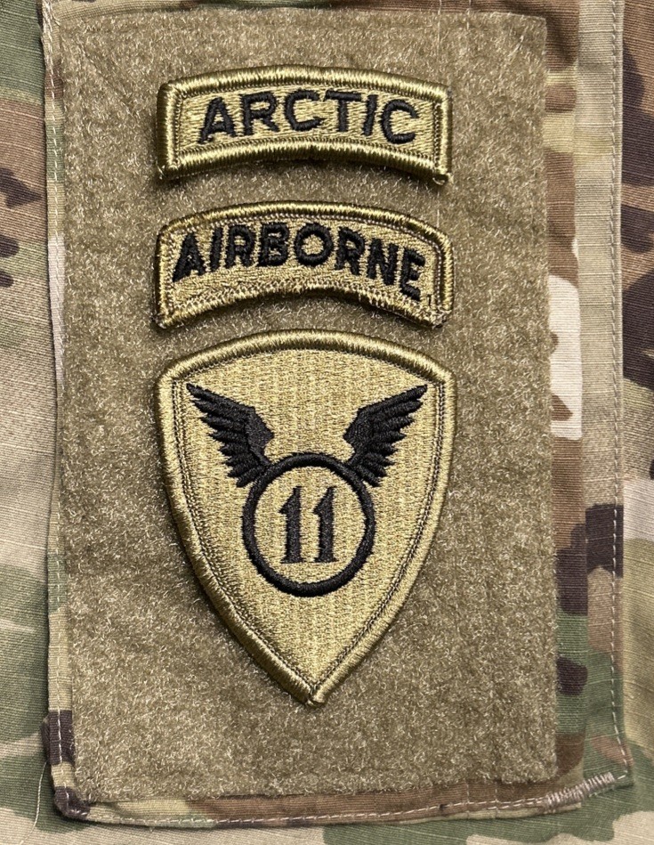 US Army 11th Airborne Division Patch OCP w/ Hook Arctic/Airborne Tabs ACU | eBay