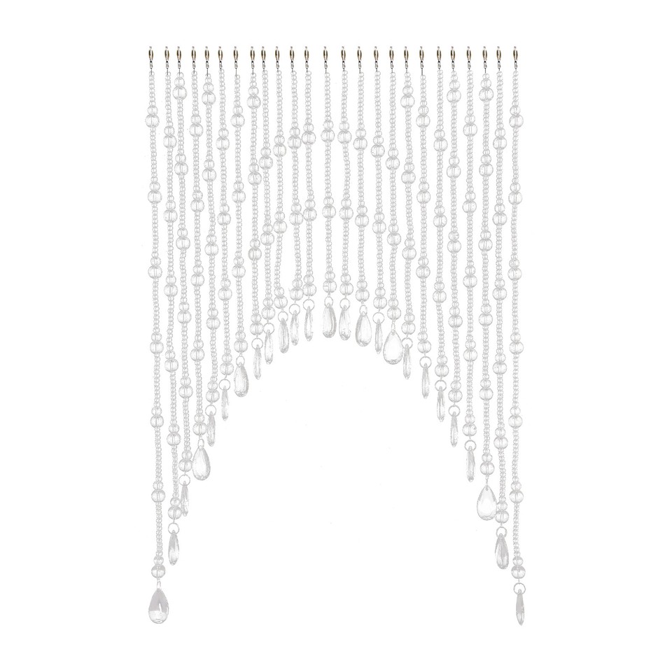 25-String Beaded Curtain Hanging Door Beads Curtain Room Bead Partition ...