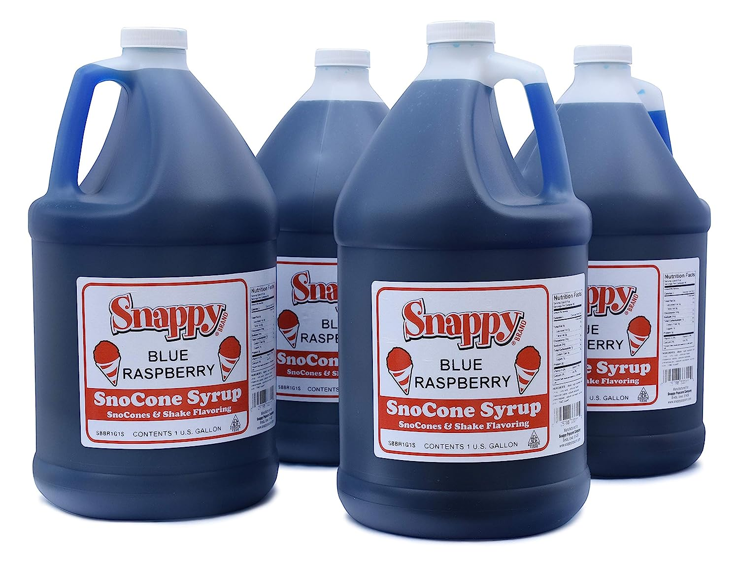 Blue Raspberry Sno Cone Syrup, 1 Gallon, 4 Pack | eBay