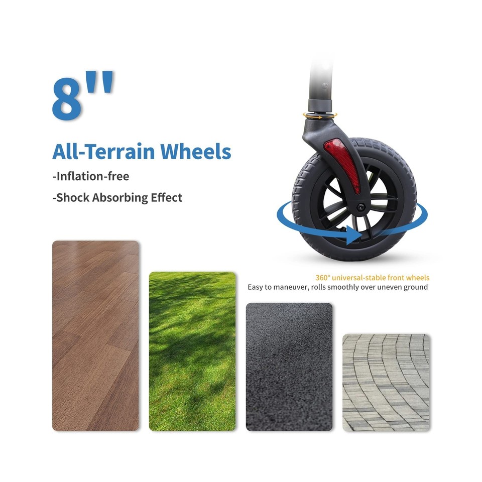 Rollator Walker with Seat and Brakes, 300 lbs Adults Bariatric Walker ...