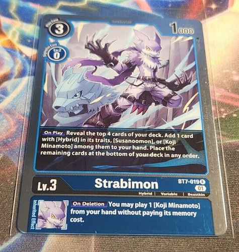 x1 Digimon STRABIMON BT7-019 Blue Rare TCG Next Adventure | eBay