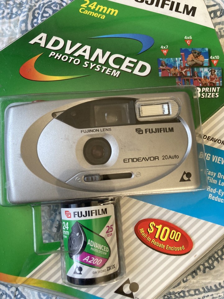 Fujifilm Advanced Photo System Endeavor 20 Auto 24mm Camera With Film ...