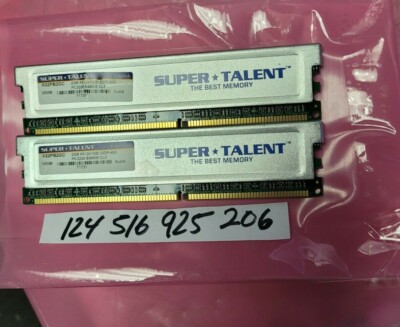 2GB (2 x 1GB) 184-Pin DDR SDRAM DDR 400 PC 3200 Dual Channel Kit ...