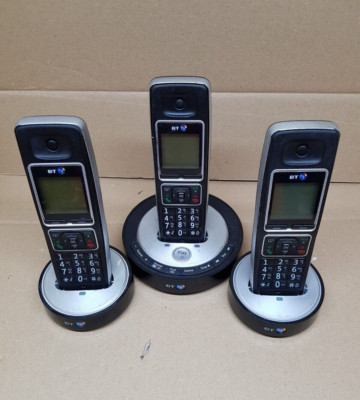 BT 6510 Trio Digital Cordless Phones Home Telephone Answer Machine+Call ...
