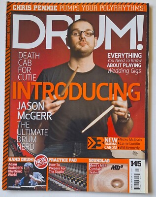 Drumming Drum! Magazine Issue 145 - July, 2008 Jason McGerr | eBay