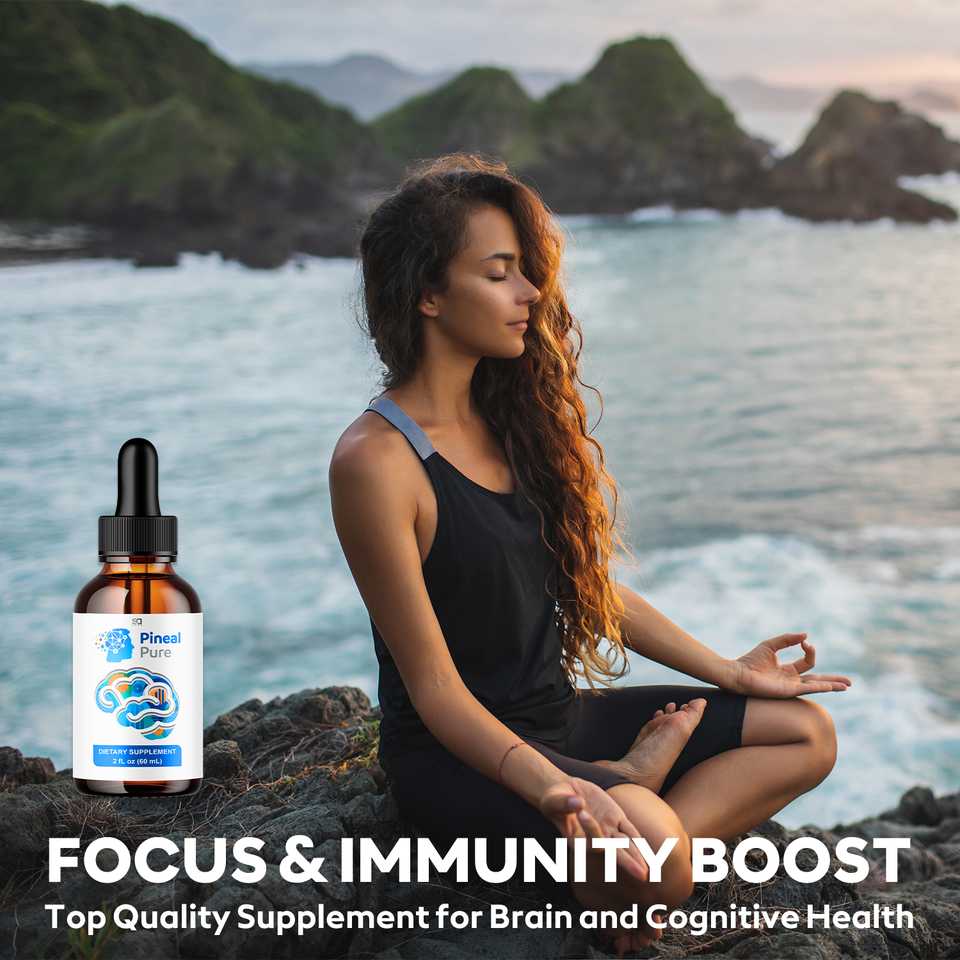 (2 Pack) Pineal Pure Drops - Supports Focus, Memory & Overall Cognitive ...