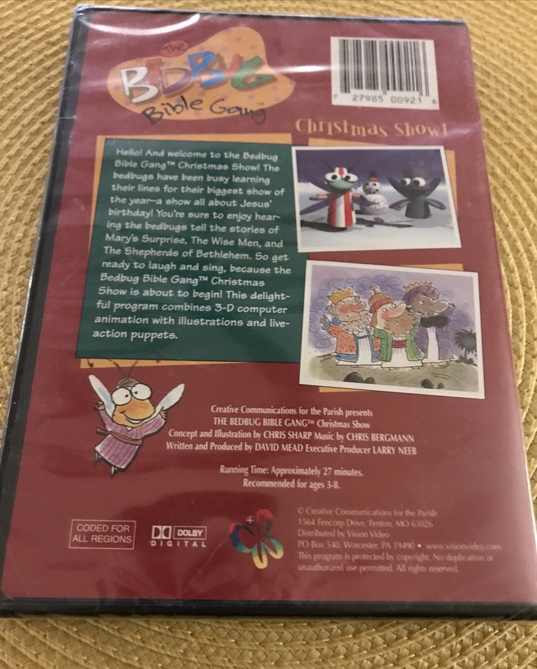 Bedbug Bible Gang: Christmas Show! [DVD] 727985009216| eBay