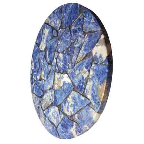 Sodalite Geode Coffee Table, Round Gemstone Center Table, Furniture ...