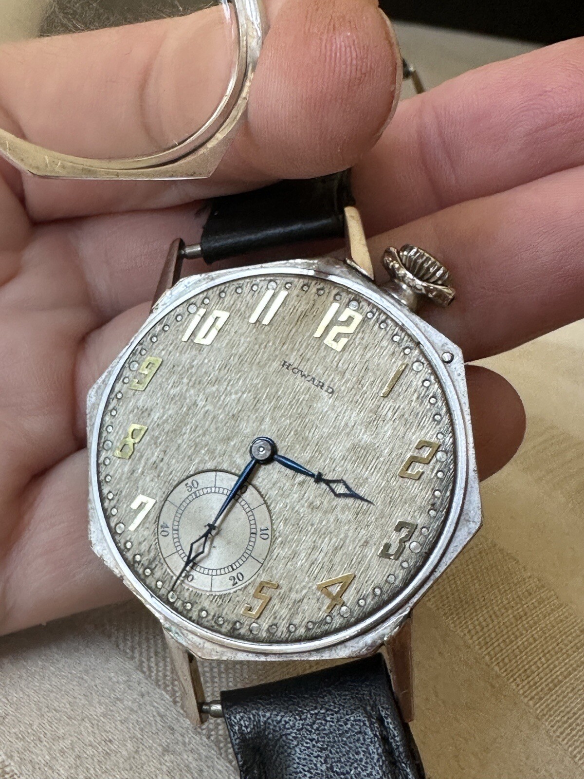 Extremely RARE! DECO E Howard Co 14 kt Gold Oversize Drivers Pocket ...