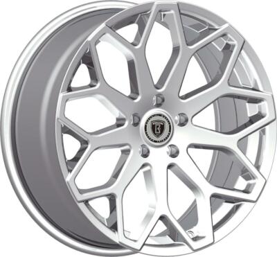 24 inch 24x8.5 BORGHINI B28 CHROME wheels rims 5x4.5 5x114.3 +35 | eBay