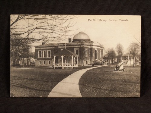 Canada Sarnia Ontario Public Library 1911 Postcard | eBay