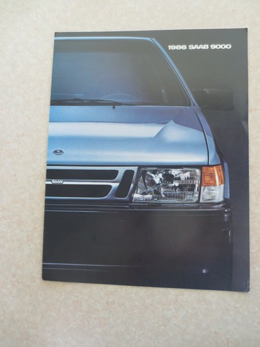 1986 SAAB 9000 automobiles advertising brochure | eBay
