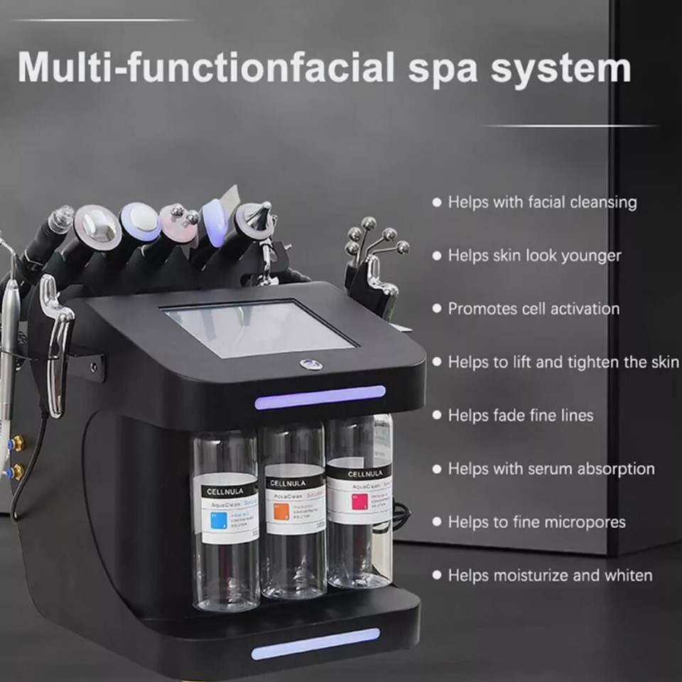 10IN1 Facial Hydra Dermabrasion Hydro Water Jet Aqua Skin Hydro facial ...