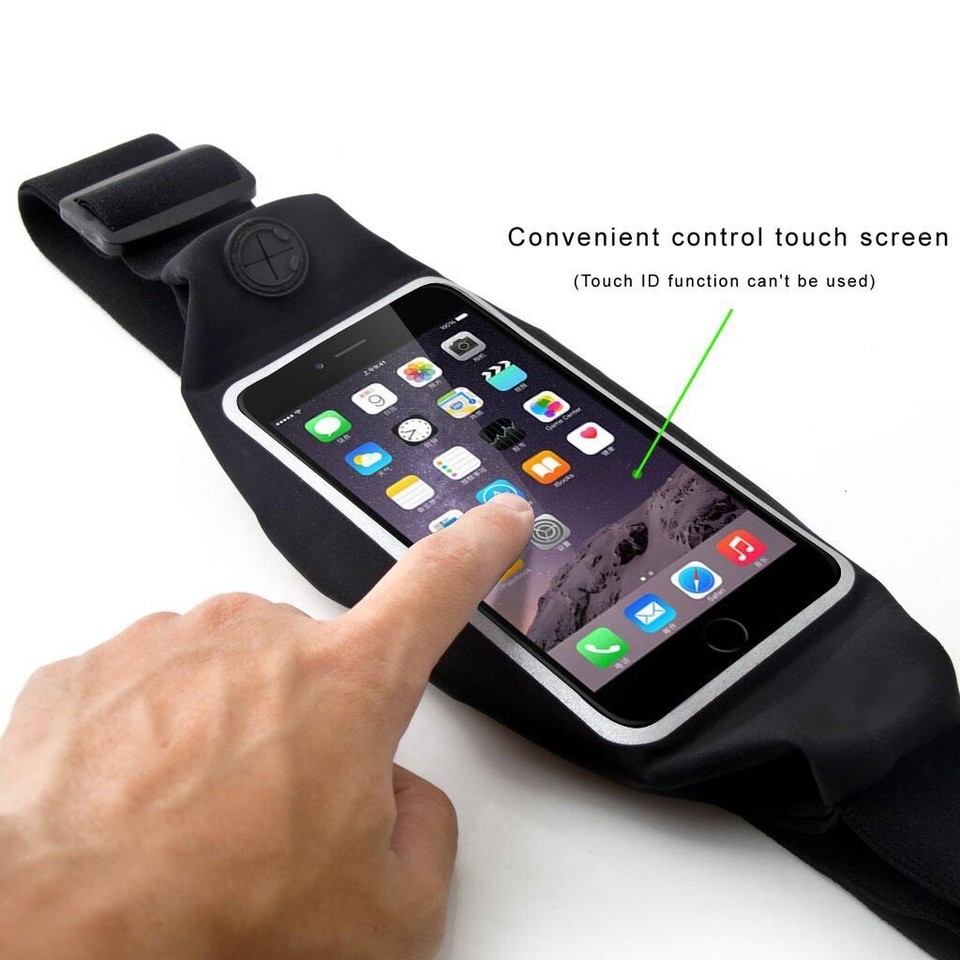 Sport Armband Gym Running Jogging Case Holder Waist Belt Bum Pouch fr ...