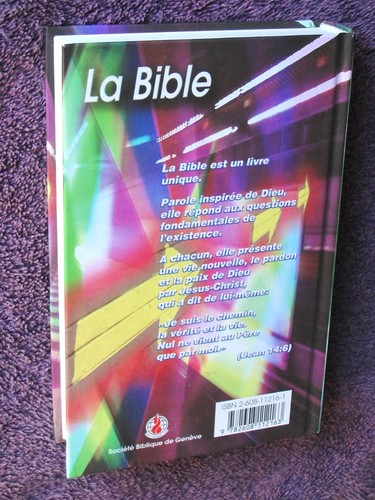 French Bible Louis Segond 1910 Dark Blue Vinyl La Sainte Bible for sale ...