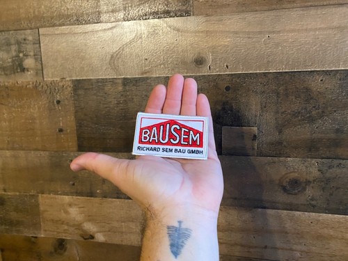 Bausem Patch Richard Sem Bau GMBH Germany Construction Co Jacket Coat ...