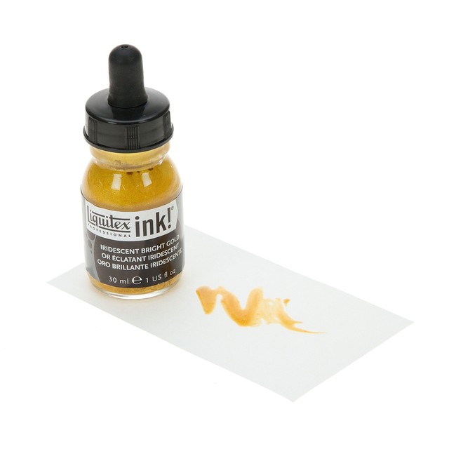 Liquitex Professional Acrylic Ink 30ml Iridescent Bright Gold for sale ...