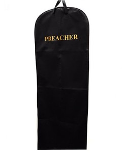 Robe Bag (Preacher), Black, 66" L x 24" W, Clergy Robe Bag | eBay
