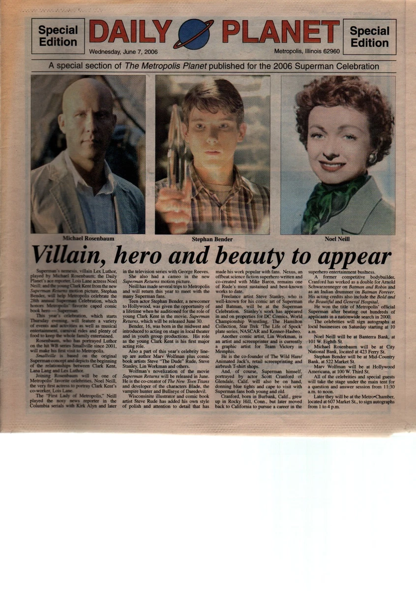 Daily Planet Newspaper Logo