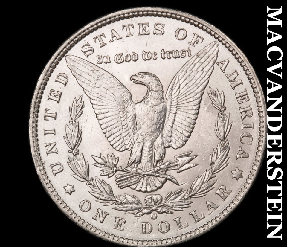 1900-O Morgan Dollar - Choice Gem Brilliant Uncirculated Lustrous #D933 ...