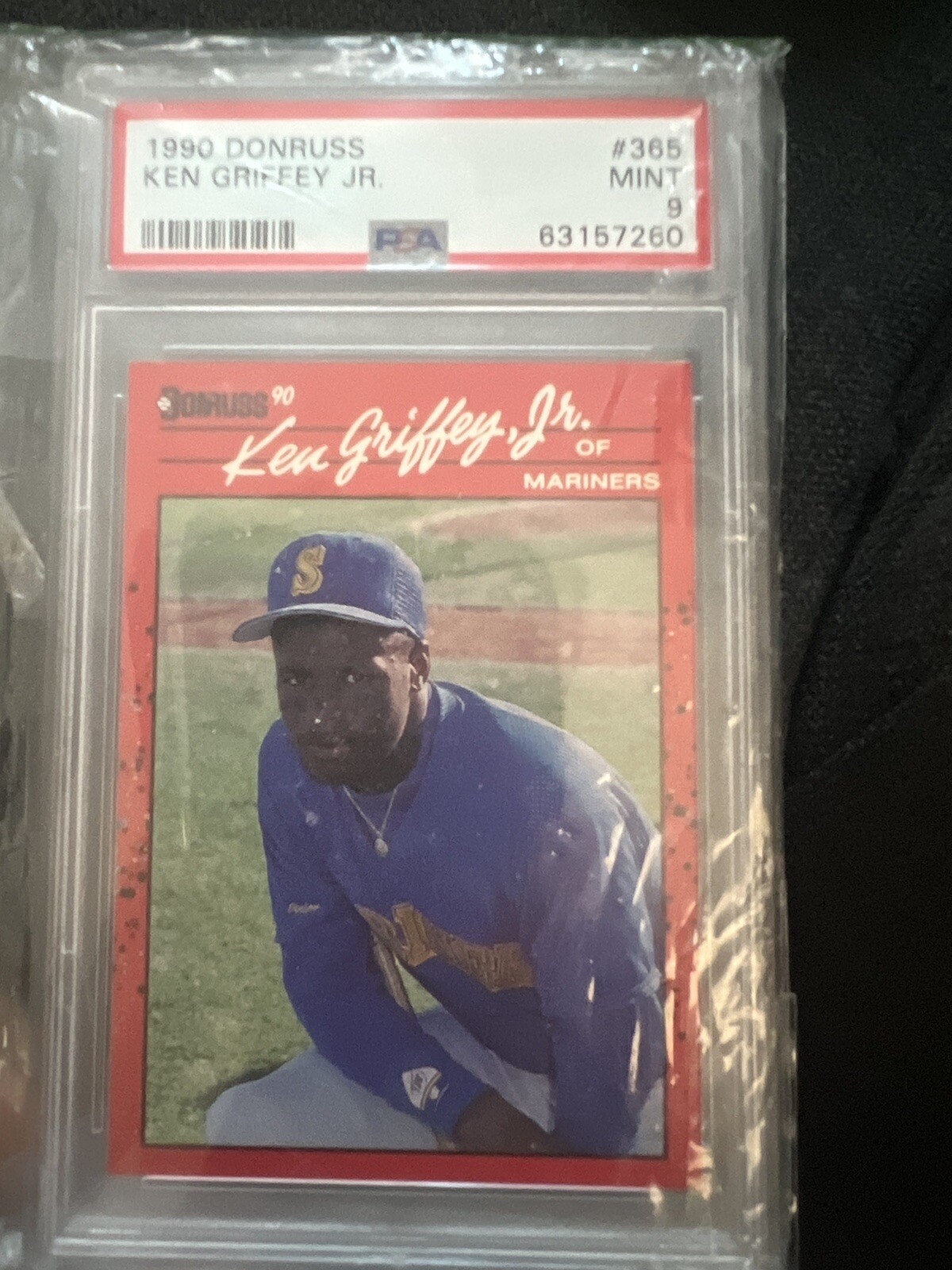 1990 Donruss Ken Griffey Jr. #365 Multiple Misprint And Error Card ...