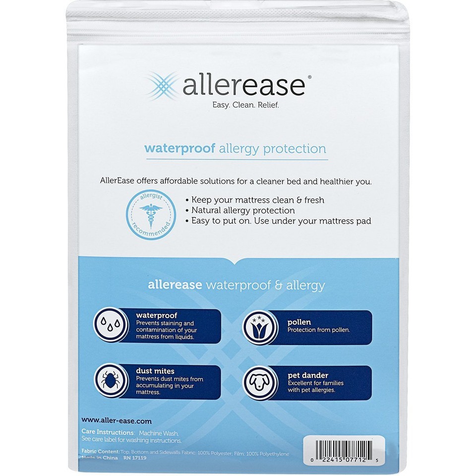 Allerease Waterproof Allergy Protection Full Mattress Encasement | eBay