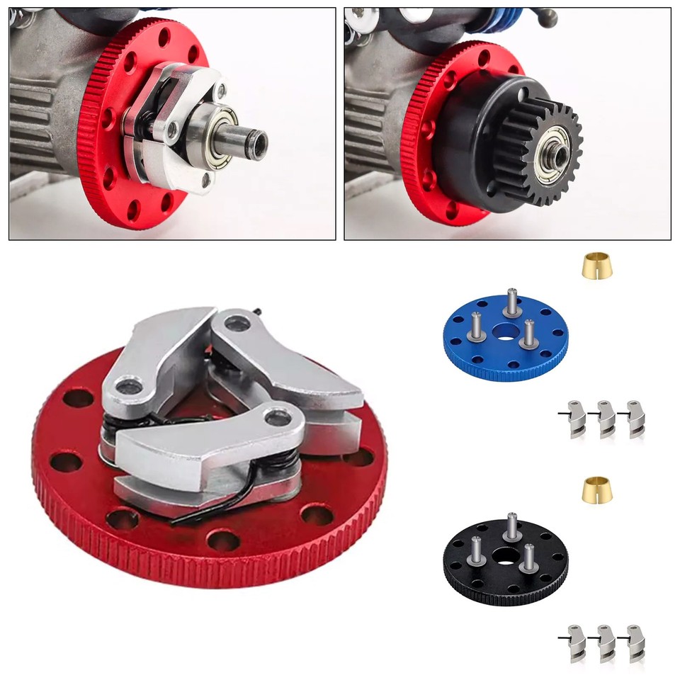 New Aluminum Clutch Flywheel Kit Replace Parts For TRAXXAS 1/10 Nitro ...