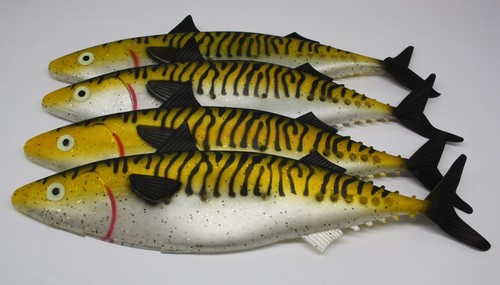 Marlin Teaser X4, 34cm, Hollow Fish, Soft Plastic Mackeral, Big Game ...