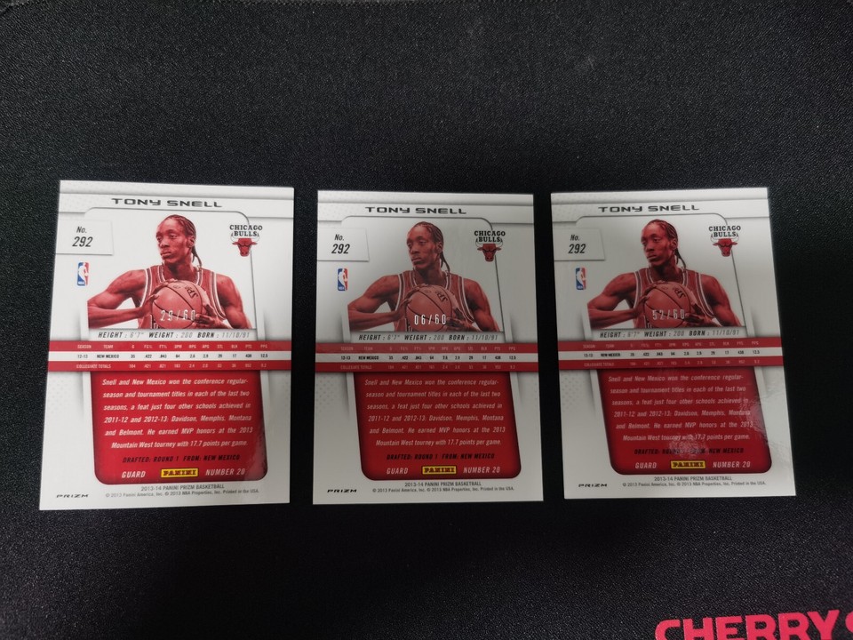 2013-14 Panini Prizm Orange Prizms #292 Tony Snell Rookie RC /60 MINT 🔥 ...