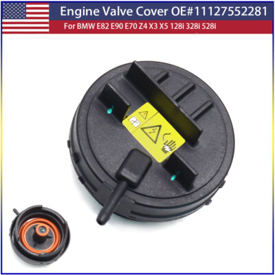 NEW For BMW PCV Cover of N52 Engine Valve E82 E90 E70 Z4 X3 X5 128i ...