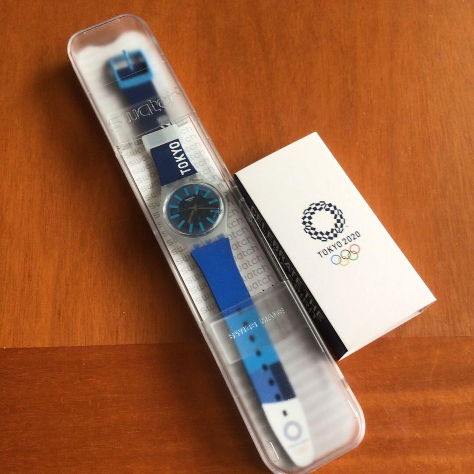 Swatch Tokyo Olympics 2020 Volunteer Limited Watch Navy Blue Japan | eBay