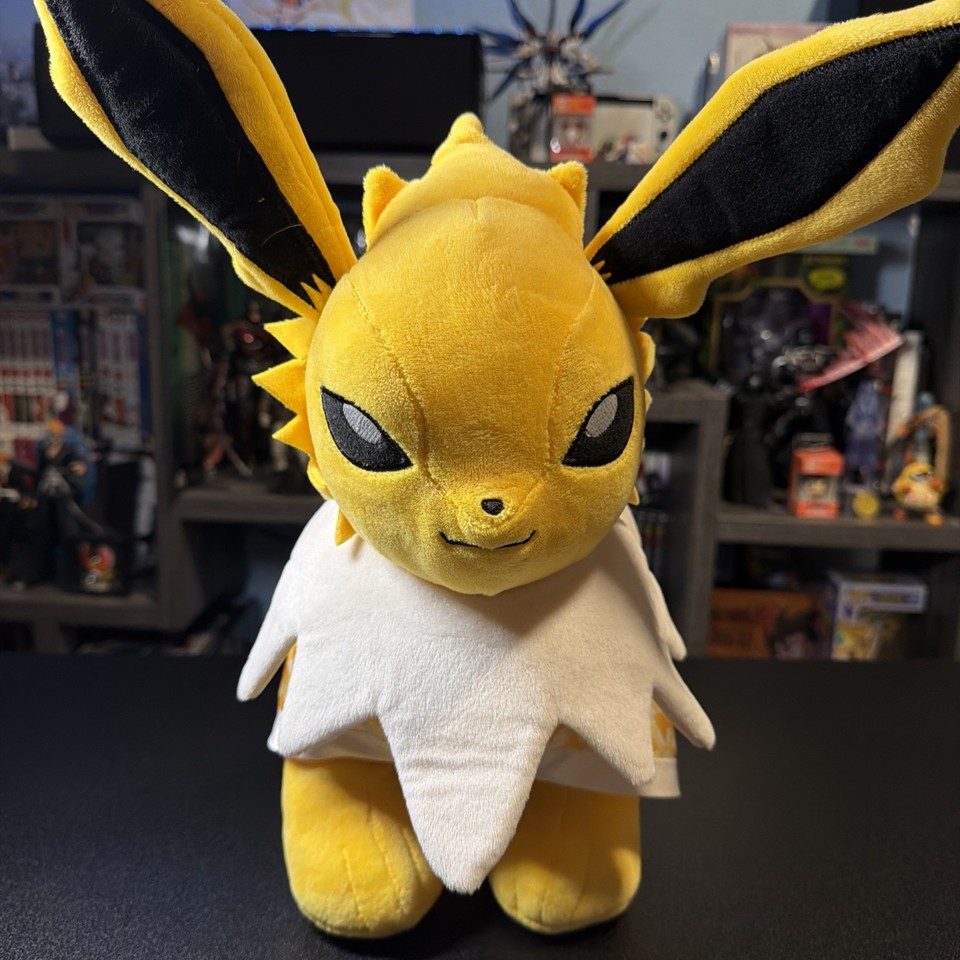 Pokemon Build-A-Bear 14" Jolteon Plush Eevee Eeveelution No Sound W ...