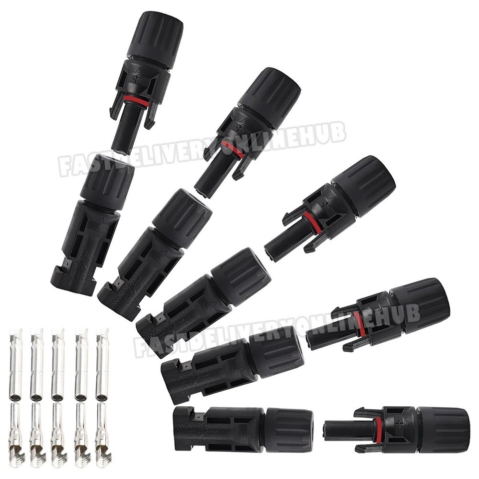 Up to 20X Connectors For IP67 Solar Panel 30A Line Plug Socket Male ...
