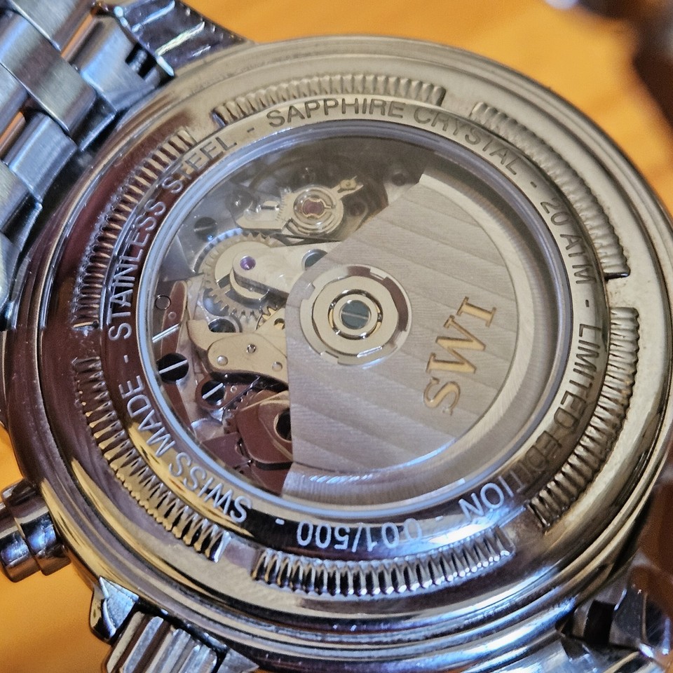 Swiss Watch International Limited Edition 1/500 Sapphire SWI Automatic ...