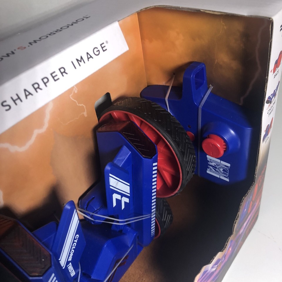 Sharper Image® Cyclone Twister RC Stunt Car for Children Blue Race ...