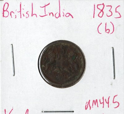 Coin India (British-East India Company) 1/12 Anna 1835 (b) KM445 | eBay