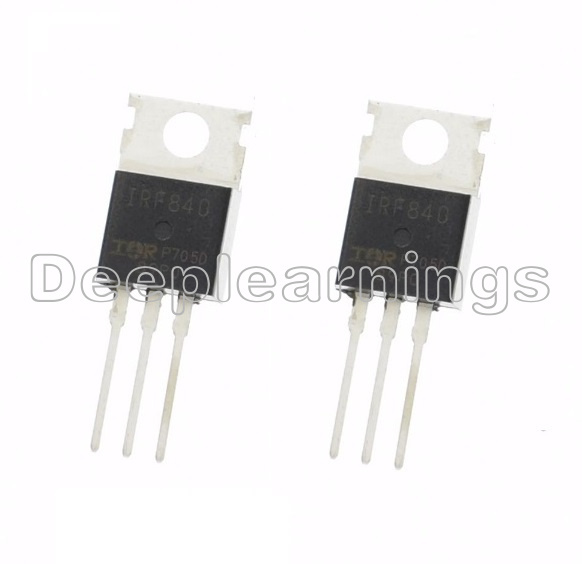 10pcs IRF840N IRF840 N-channel 8A 500V MOSFET TO-220 IR Transistor Best ...